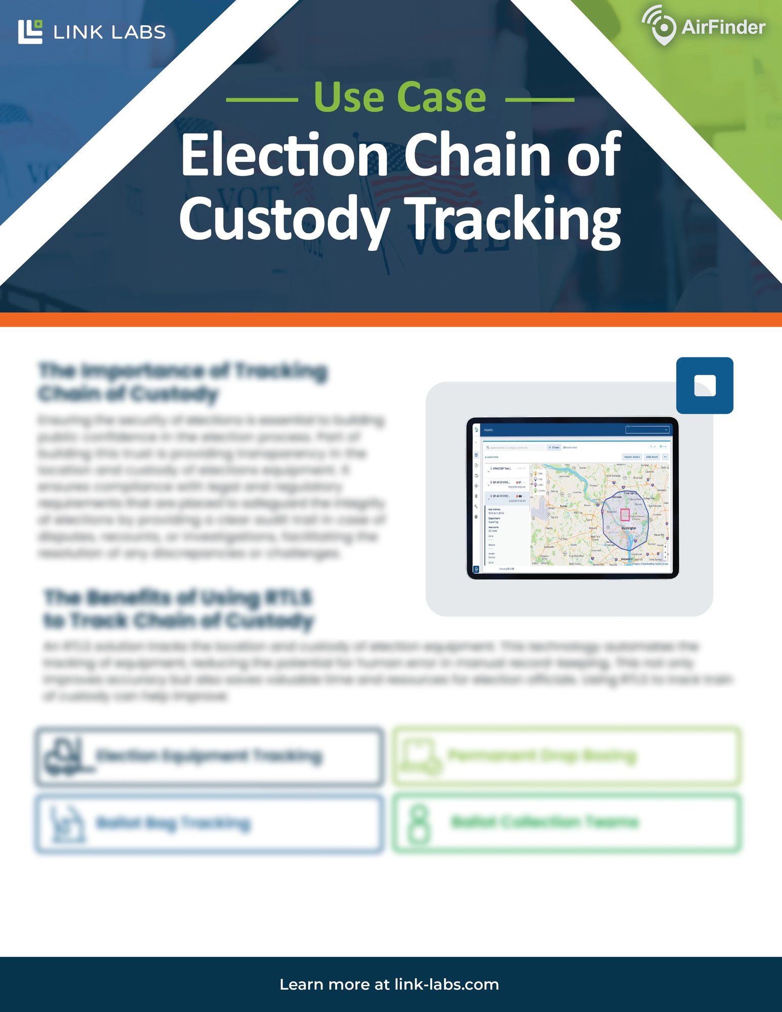 Election Chain of Custody Tracking Use Case Brief | Link Labs